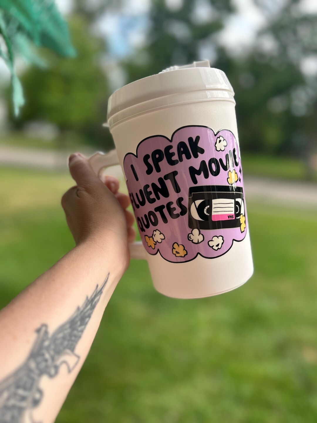34oz Movie Quotes Hip Sip Mug, Summer Drinkware - Etsy