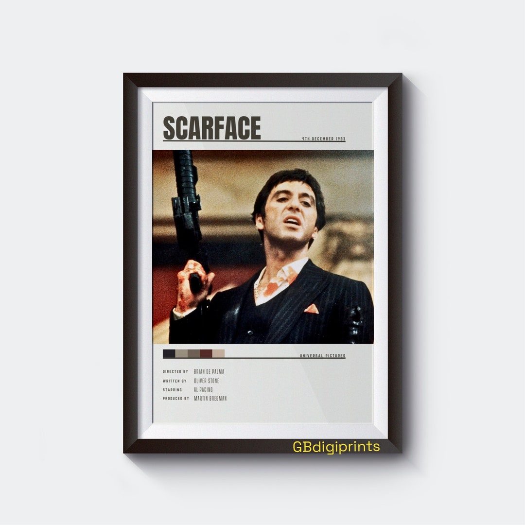 SCARFACE Movie Poster Digital Download Gift Idea - Etsy