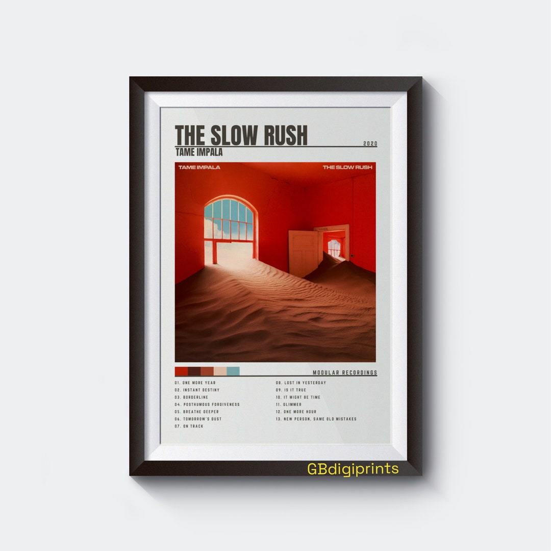 TAME IMPALA Slow Rush Album Poster Digital Download Gift Idea ...