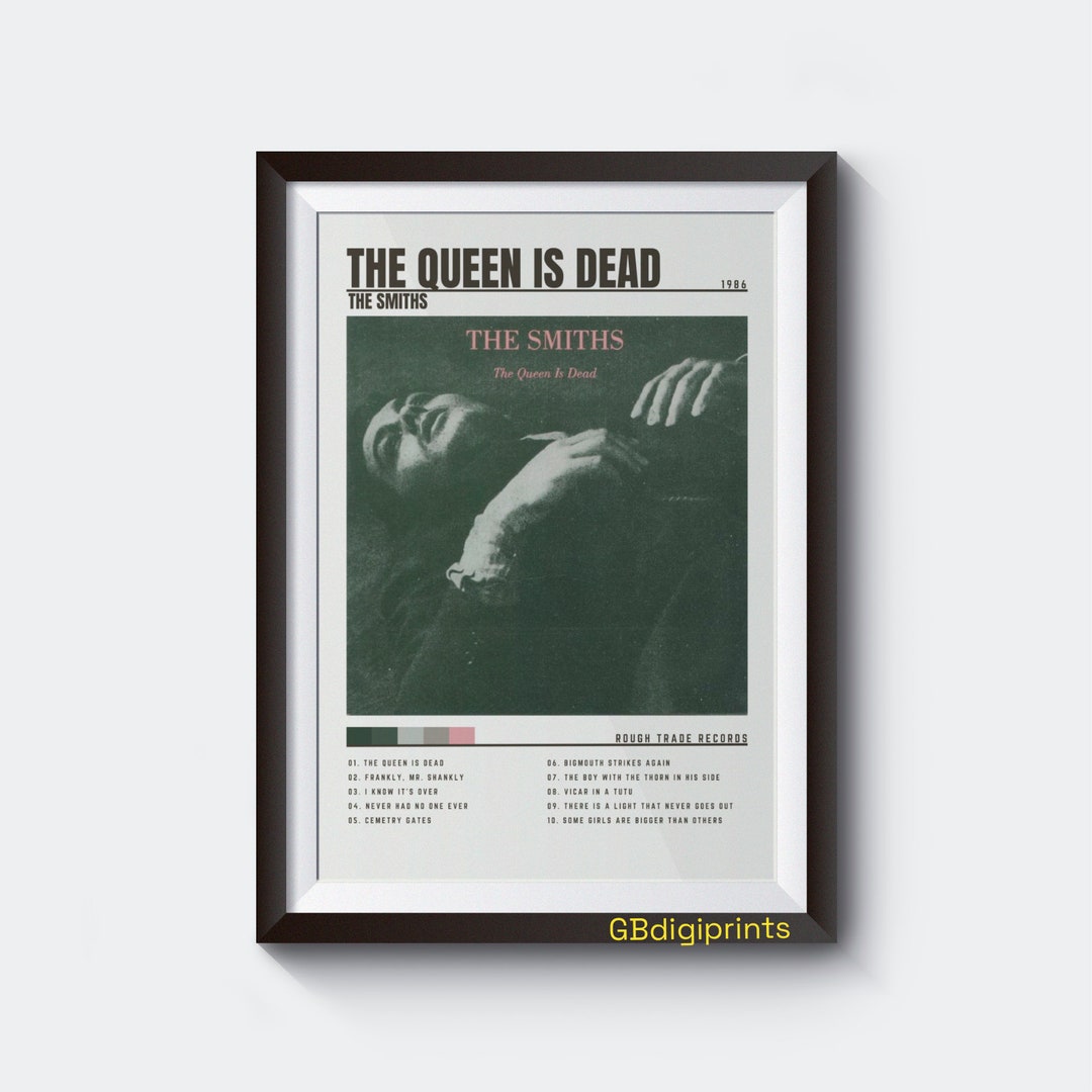 THE SMITHS the Queen is Dead Album Poster Digital Download Gift Idea ...