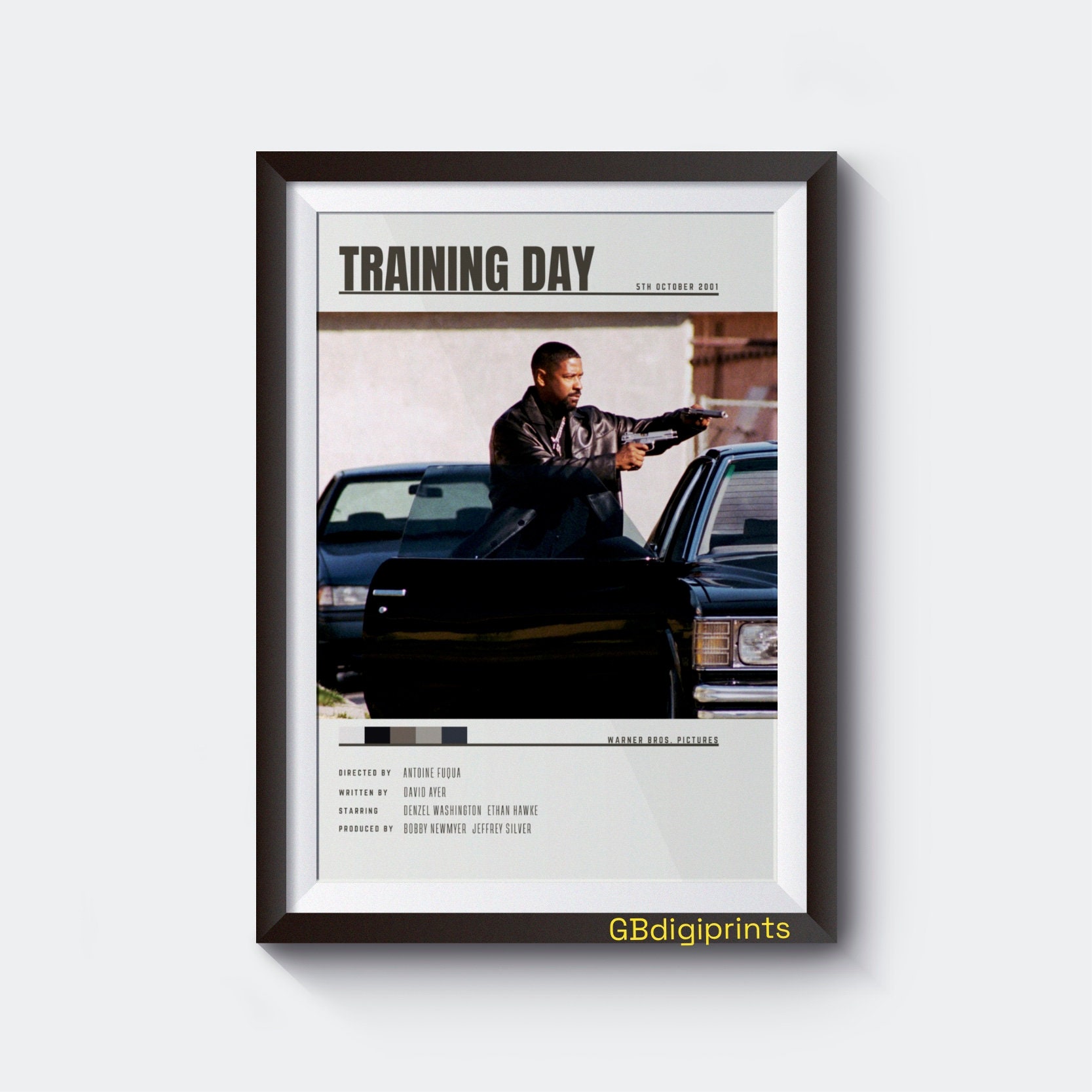 Denzel Washington Training Day Poster