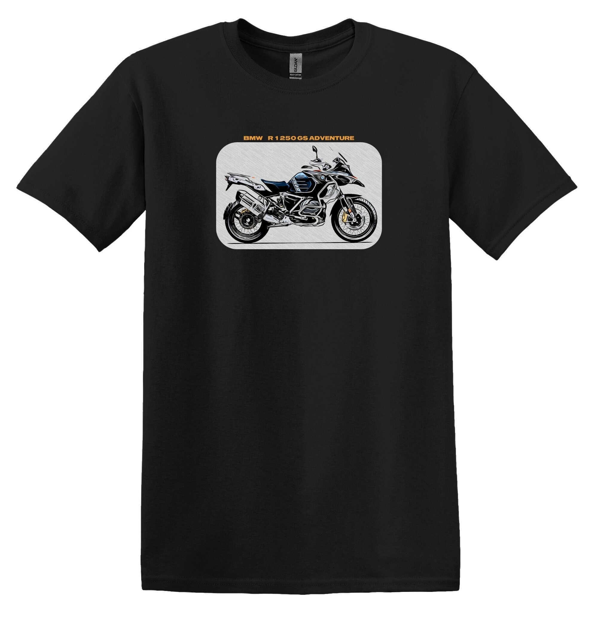 Cool BMW R 1250 GS Adventure Motorcycle T-shirt With Technical Details ...
