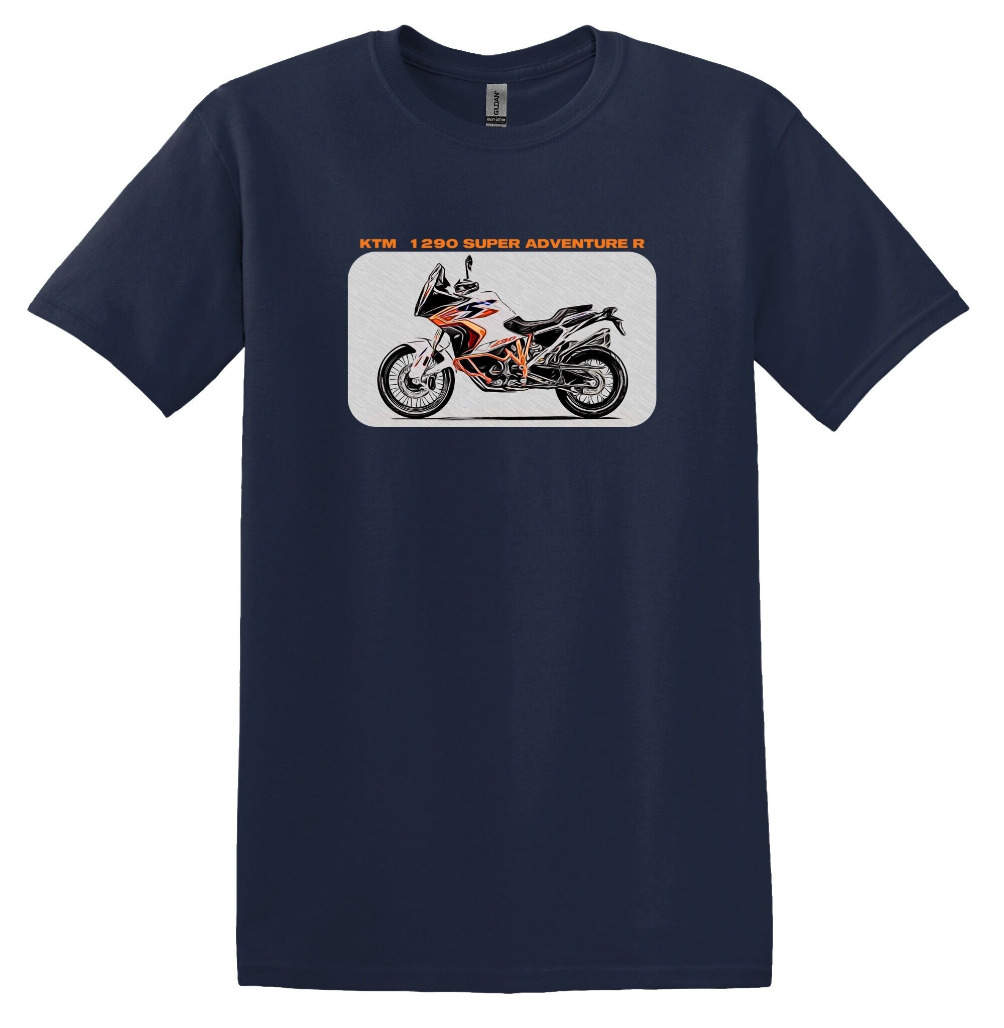 Cool KTM 1290 SUPER Adventure R Motorcycle T-shirt With Technical ...