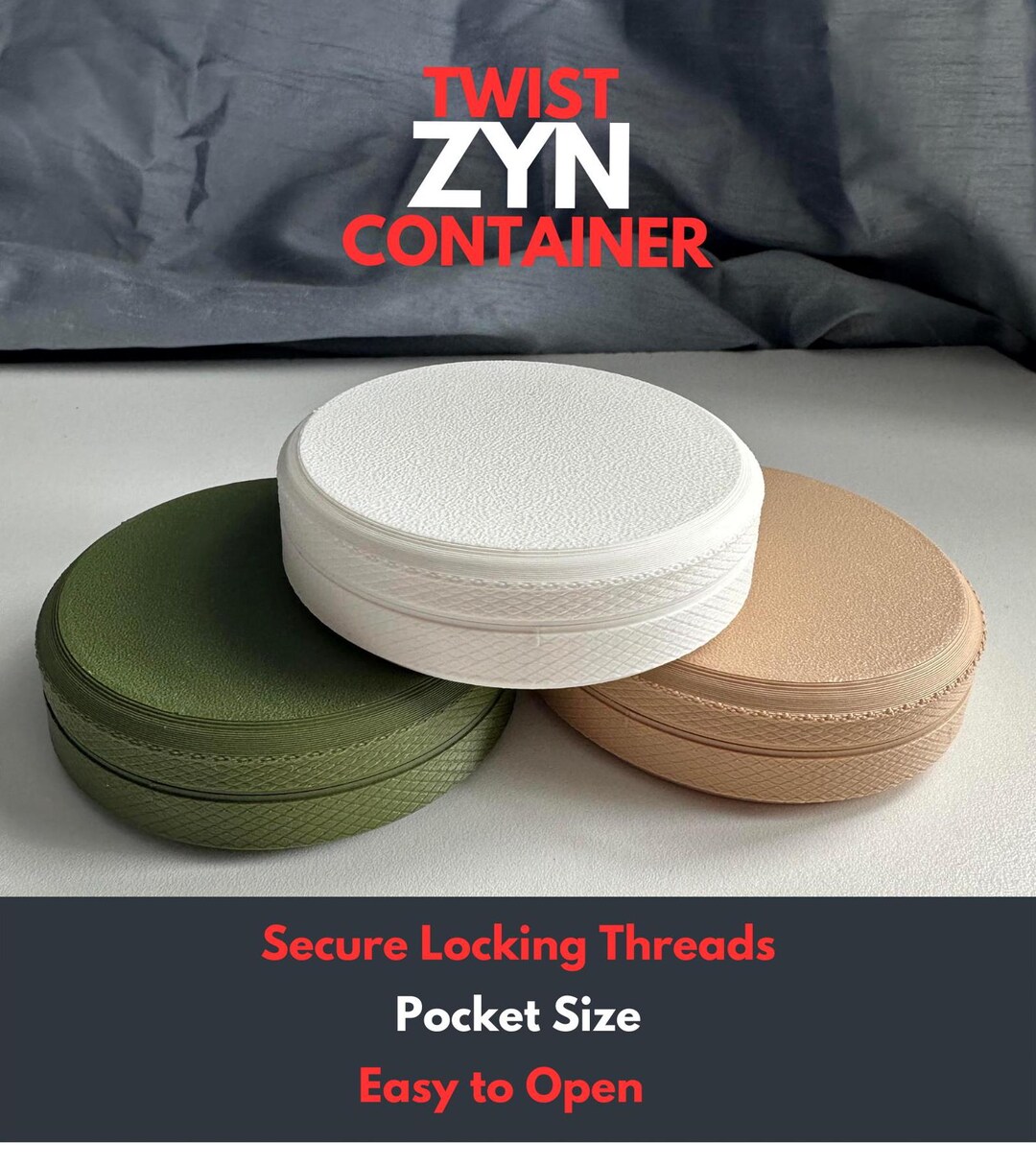 Pouch Safe - Premium Storage for Zyns & Snus | Twist Snus Can | Snus ...