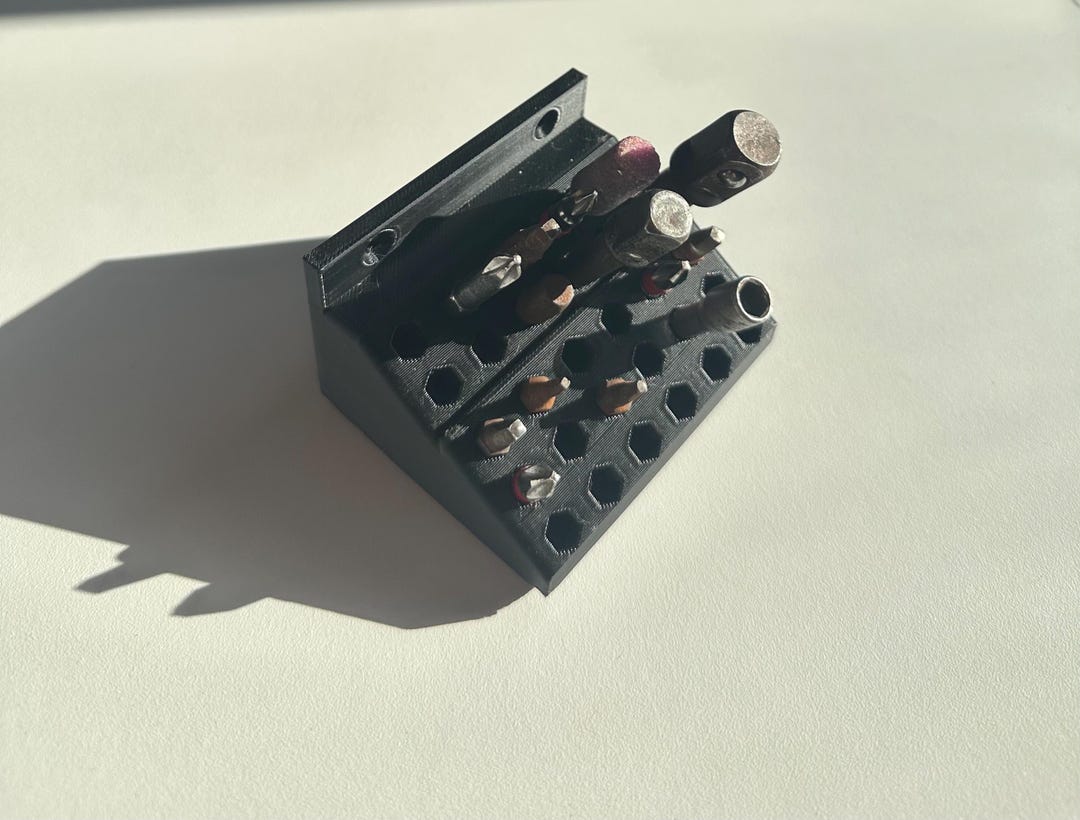 Screw Driver Bit - Hex Bit Storage- Wall Mountable - Holds 30 Bits! - Etsy