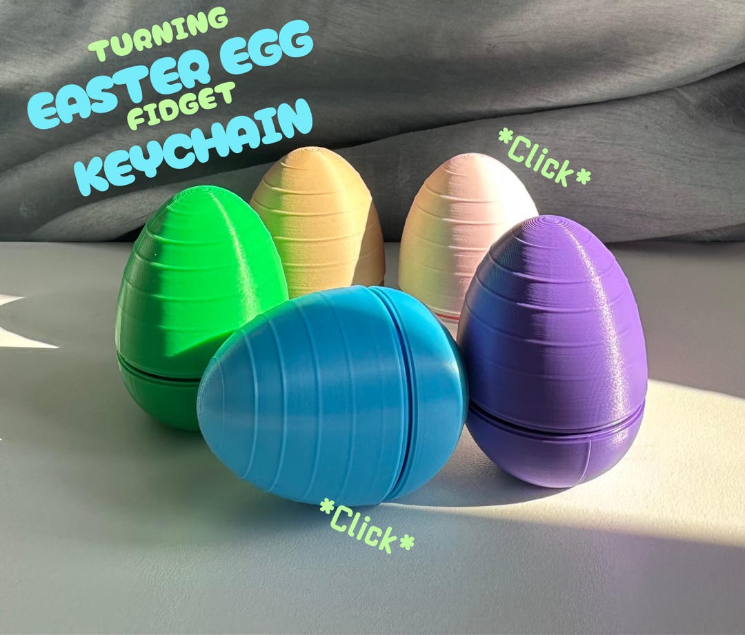 Turing Fidget Easter Egg | 3D Printed | Twist Toy | Egg Hunt | ADHD ...