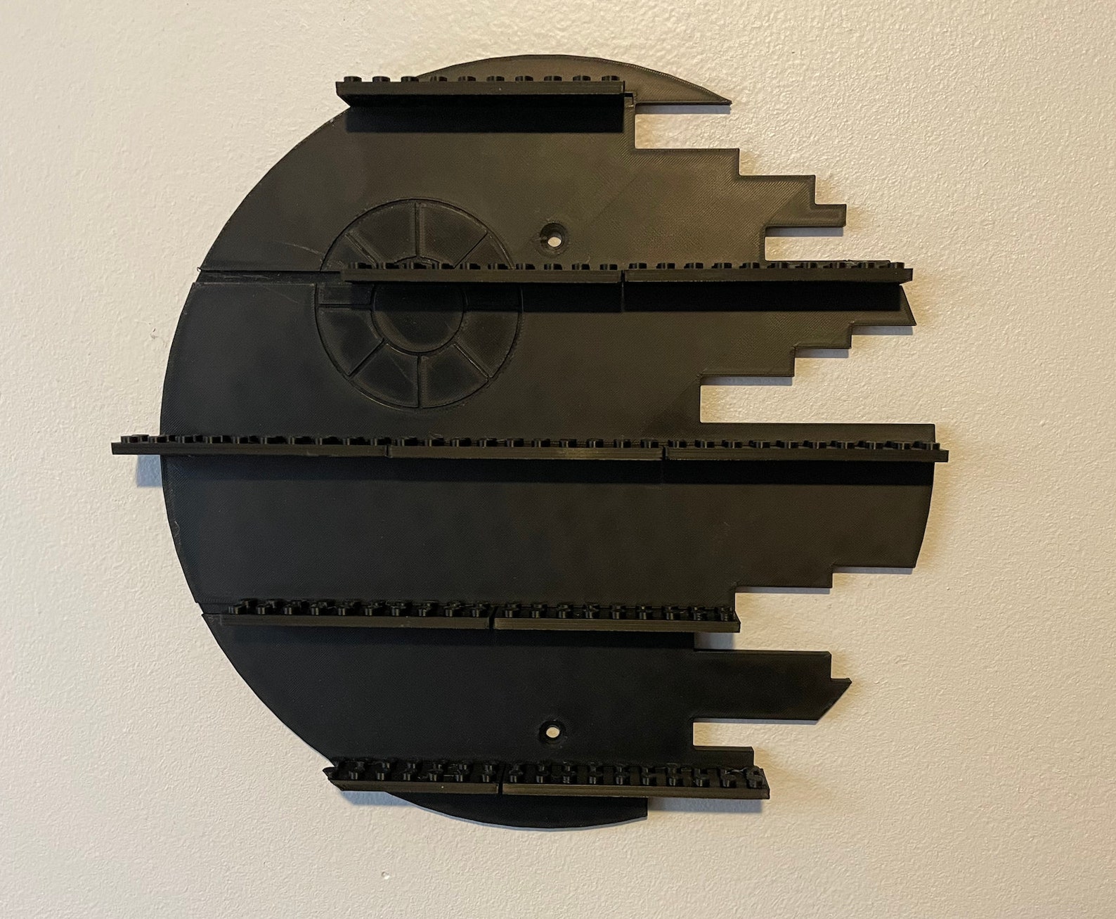 Mini Figure Death Star Display Shelf - Holds 29 Mini Figs, Star Wars ...
