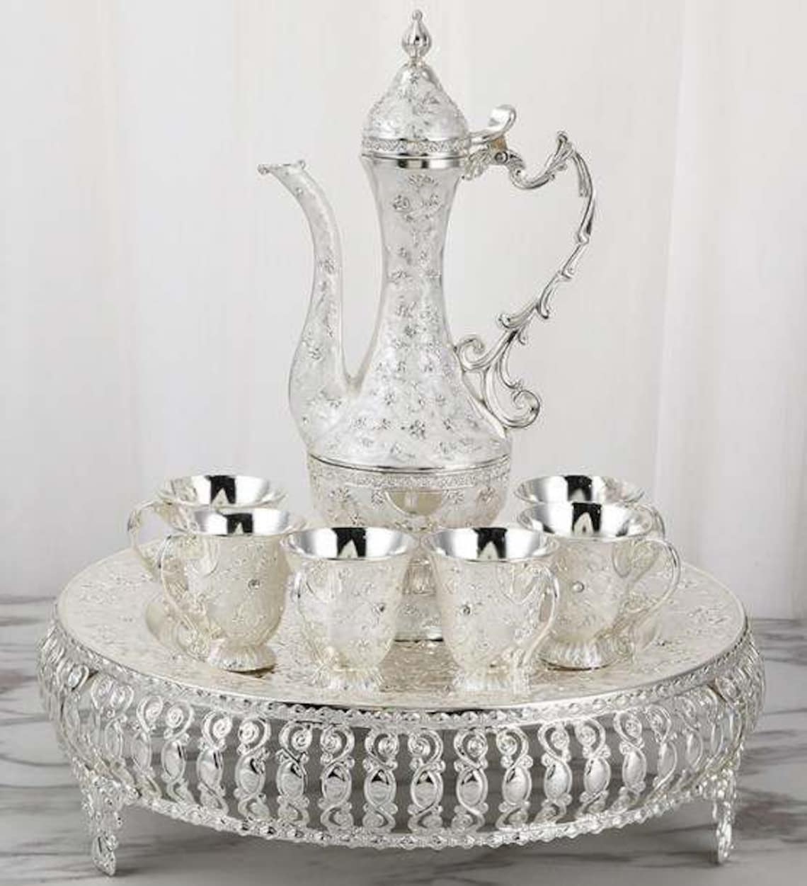 Arabic Tea Cups Sets (show Piece) - Etsy