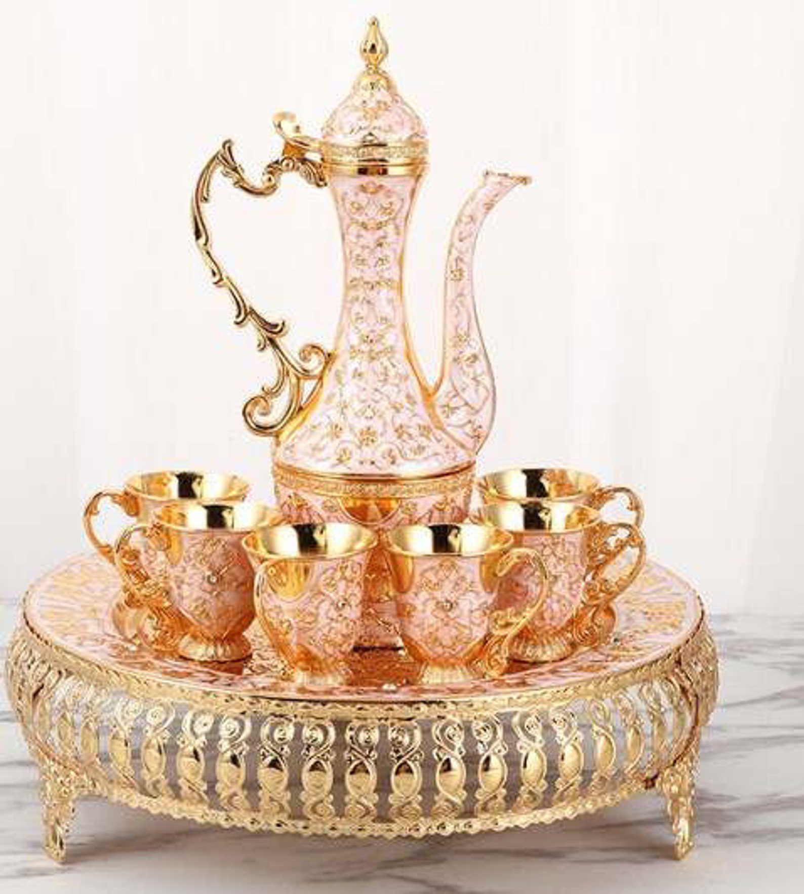 Arabic Tea Cups Sets (show Piece) - Etsy