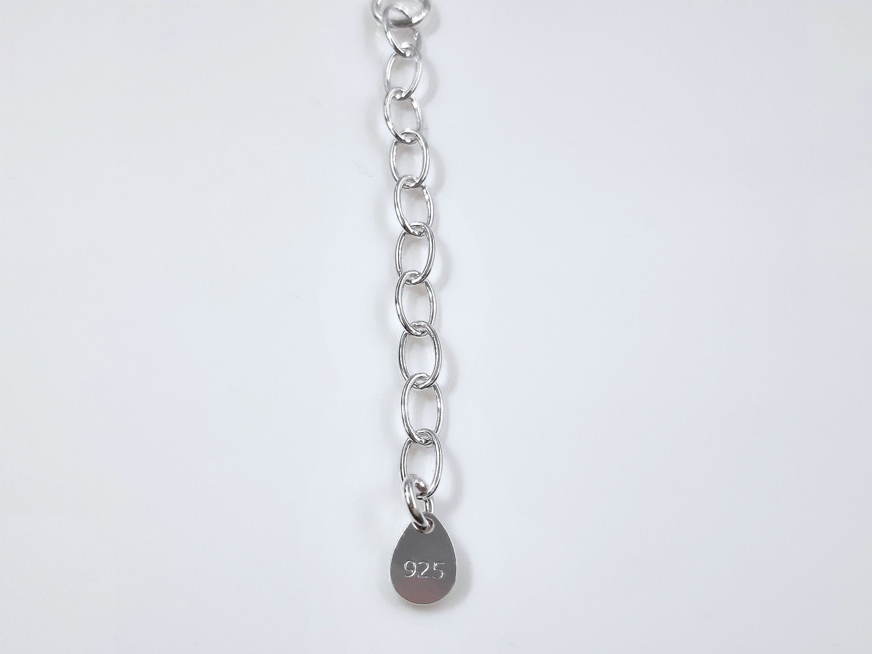 Sterling Silver Extension Chain 925 Hallmarked Extender for - Etsy