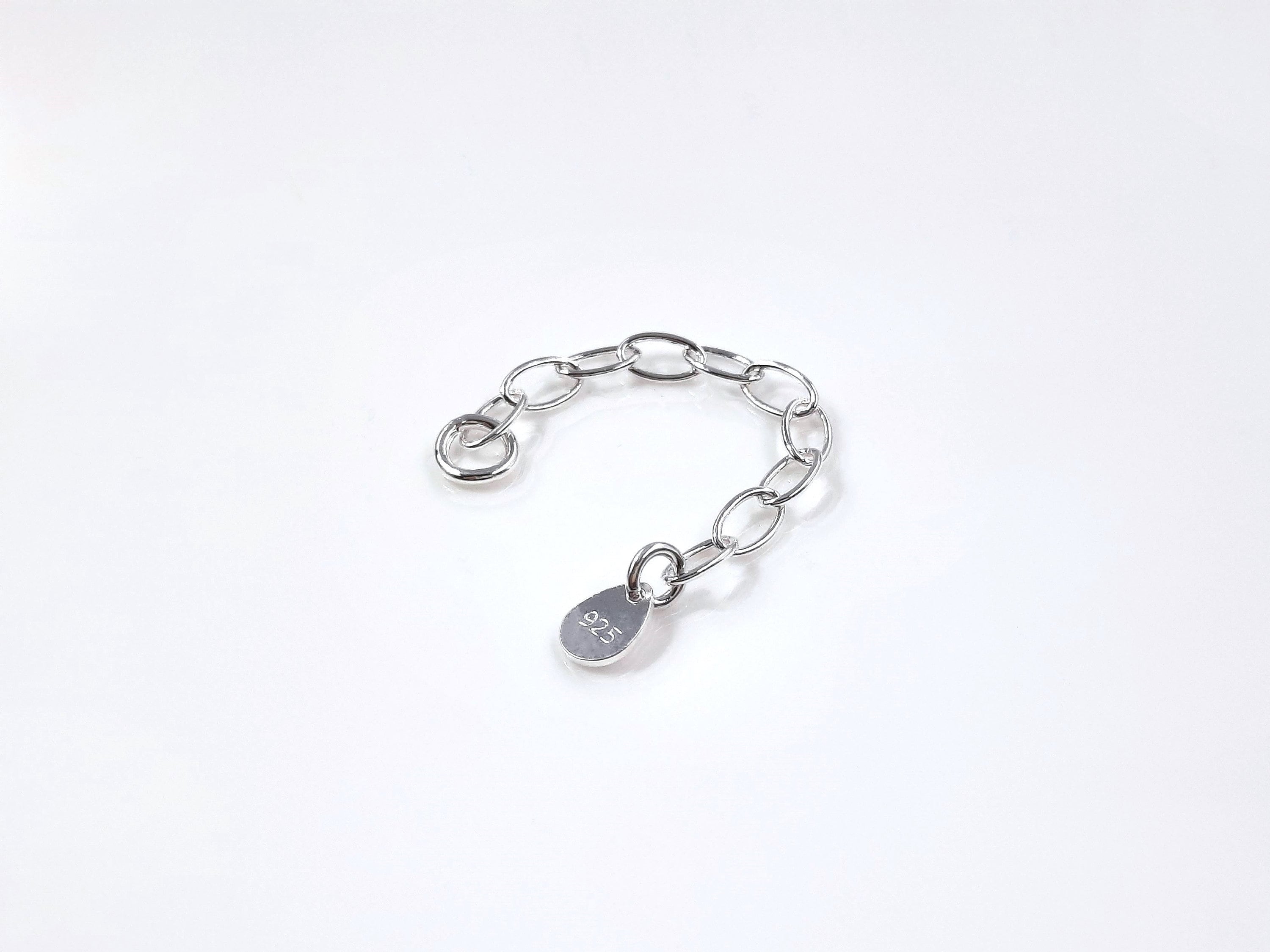 Sterling Silver Extension Chain 925 Hallmarked Extender for - Etsy