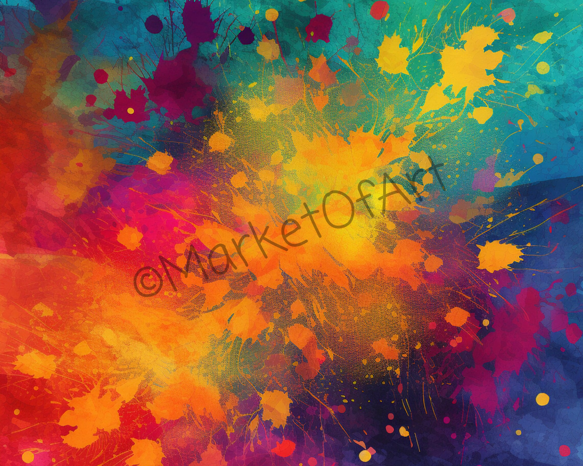 10 Vibrant Splash Digital Watercolor Papers: Add Colorful Flair to Your ...