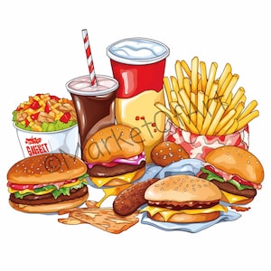 10 Junk Food Clipart Images | Food Clipart Images | High Quality Pngs ...