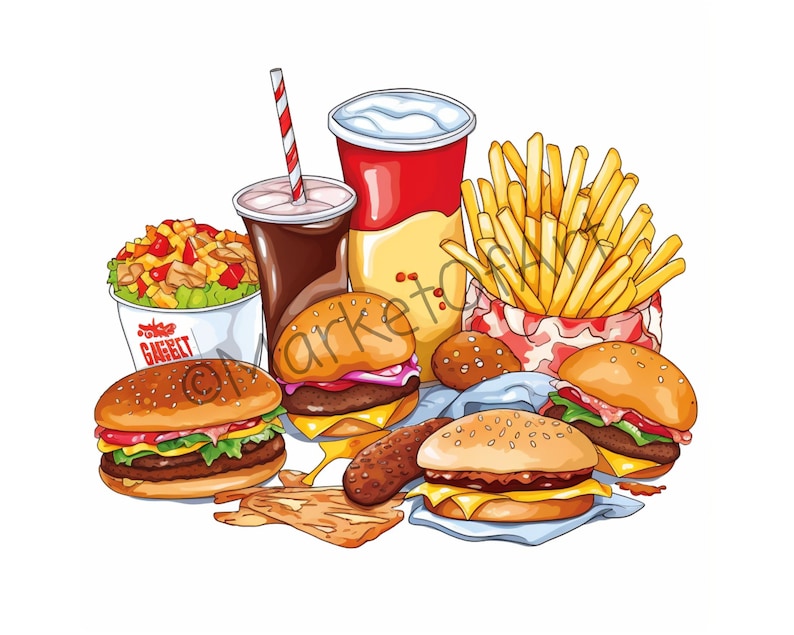 10 Junk Food Clipart Images | Food Clipart Images | High Quality Pngs ...