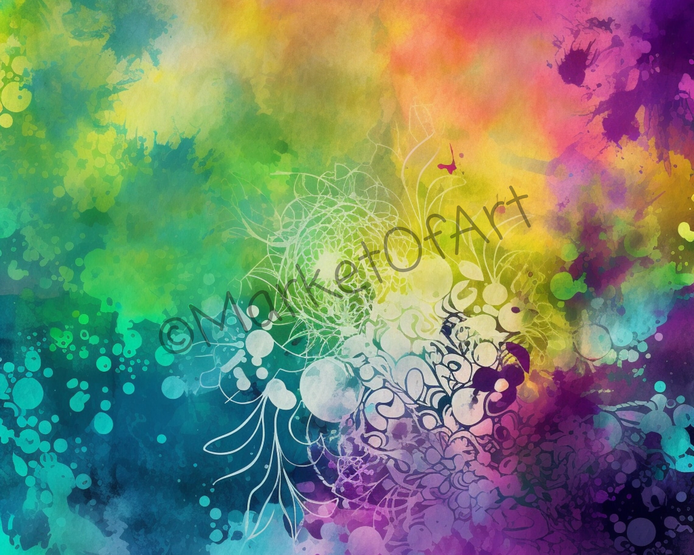 10 Vibrant Splash Digital Watercolor Papers: Add Colorful Flair to Your ...