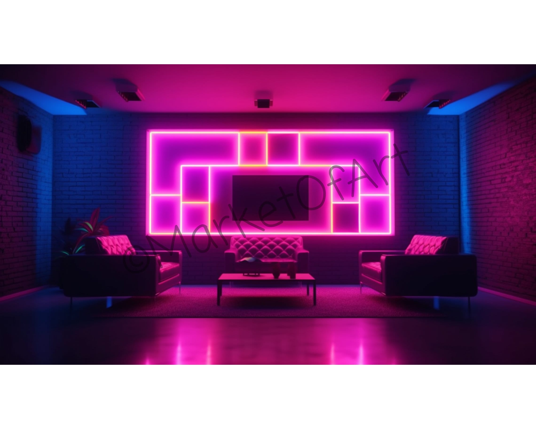 15 Gamer Lounge Backgrounds | Professional 16:9 Zoom Backgrounds | Virtual Background | High ...