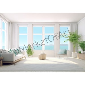 12 Stunning Sea View Zoom Backgrounds | Professional 16:9 Zoom ...