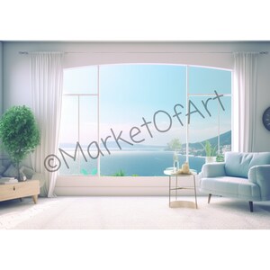 12 Stunning Sea View Zoom Backgrounds | Professional 16:9 Zoom ...