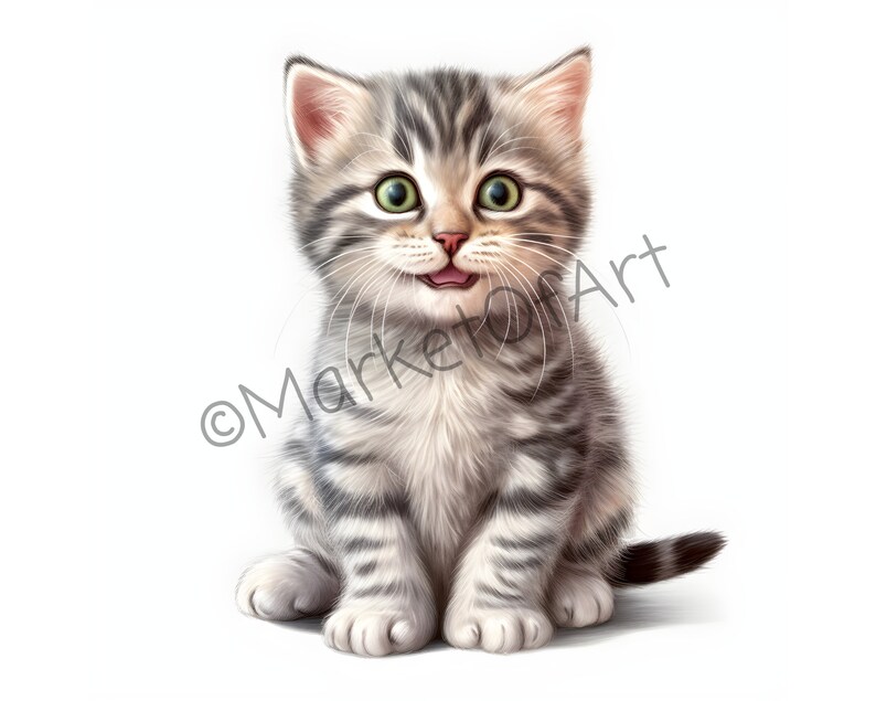 15 Lovely Cute Kitten Clipart Pictures Realistic Clipart Animal Clipart ...