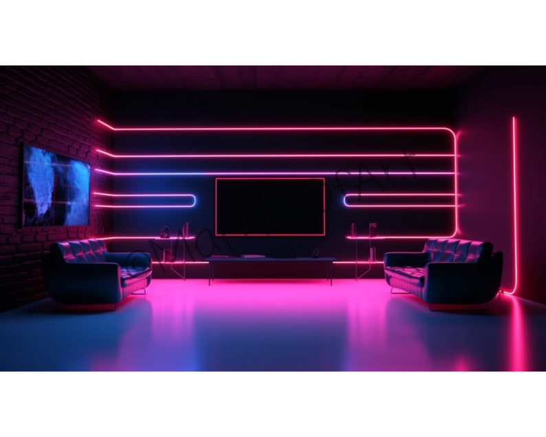 15 Gamer Lounge Backgrounds | Professional 16:9 Zoom Backgrounds | Virtual Background | High ...