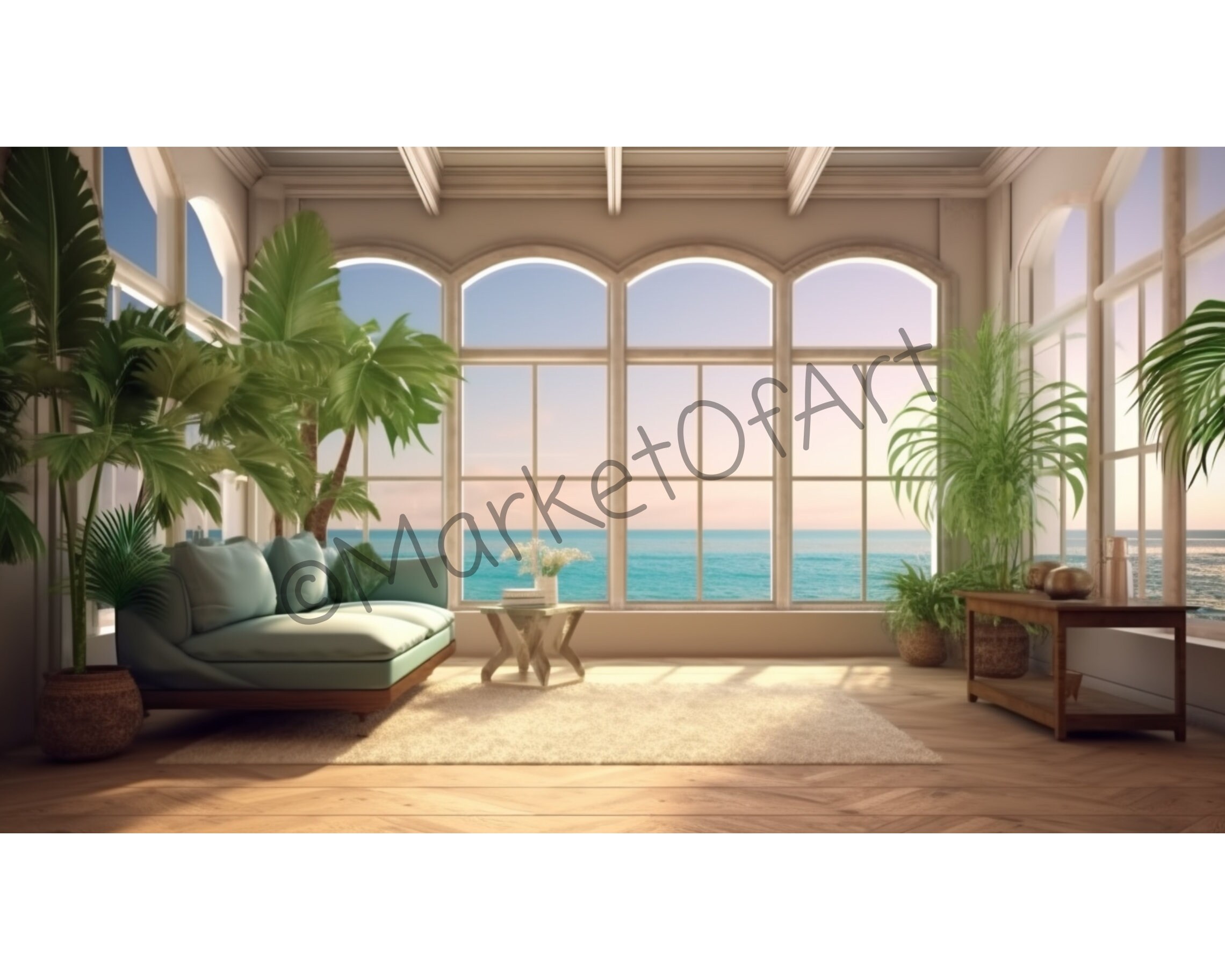 12 Stunning Sea View Zoom Backgrounds | Professional 16:9 Zoom ...