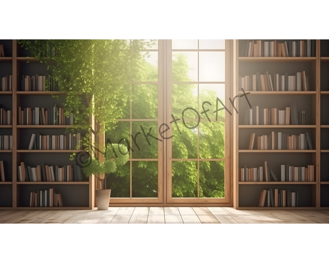 15 Bookcase Zoom Backgrounds | Professional 16:9 Zoom Backgrounds ...