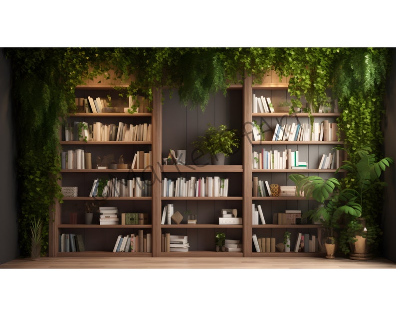 15 Bookcase Zoom Backgrounds | Professional 16:9 Zoom Backgrounds ...