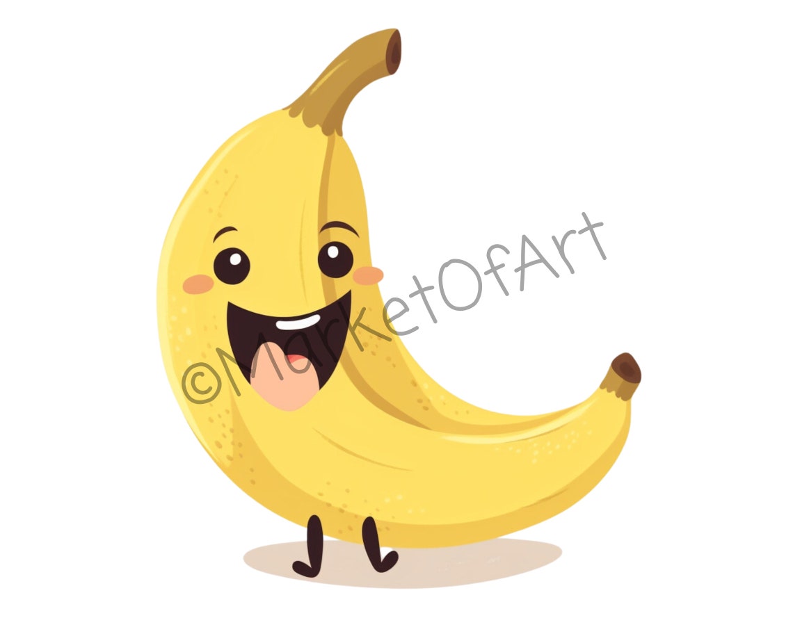 10 Super Cute Fruit Clipart Images High Quality Pngs Printable Banana ...
