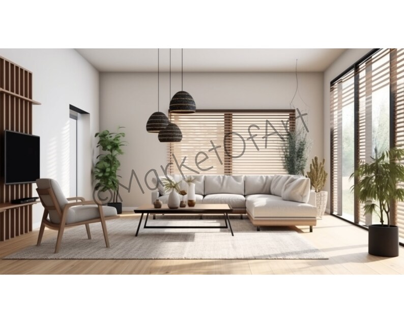 11 Modern Living Room Zoom Backgrounds | Professional 16:9 Zoom ...