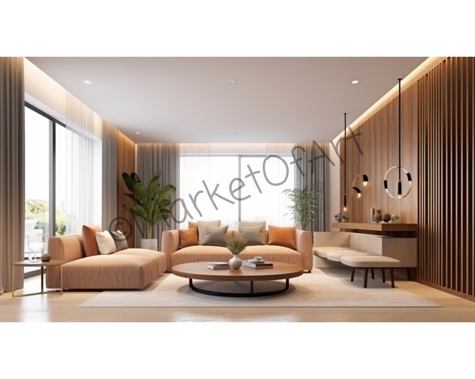 11 Modern Living Room Zoom Backgrounds | Professional 16:9 Zoom ...
