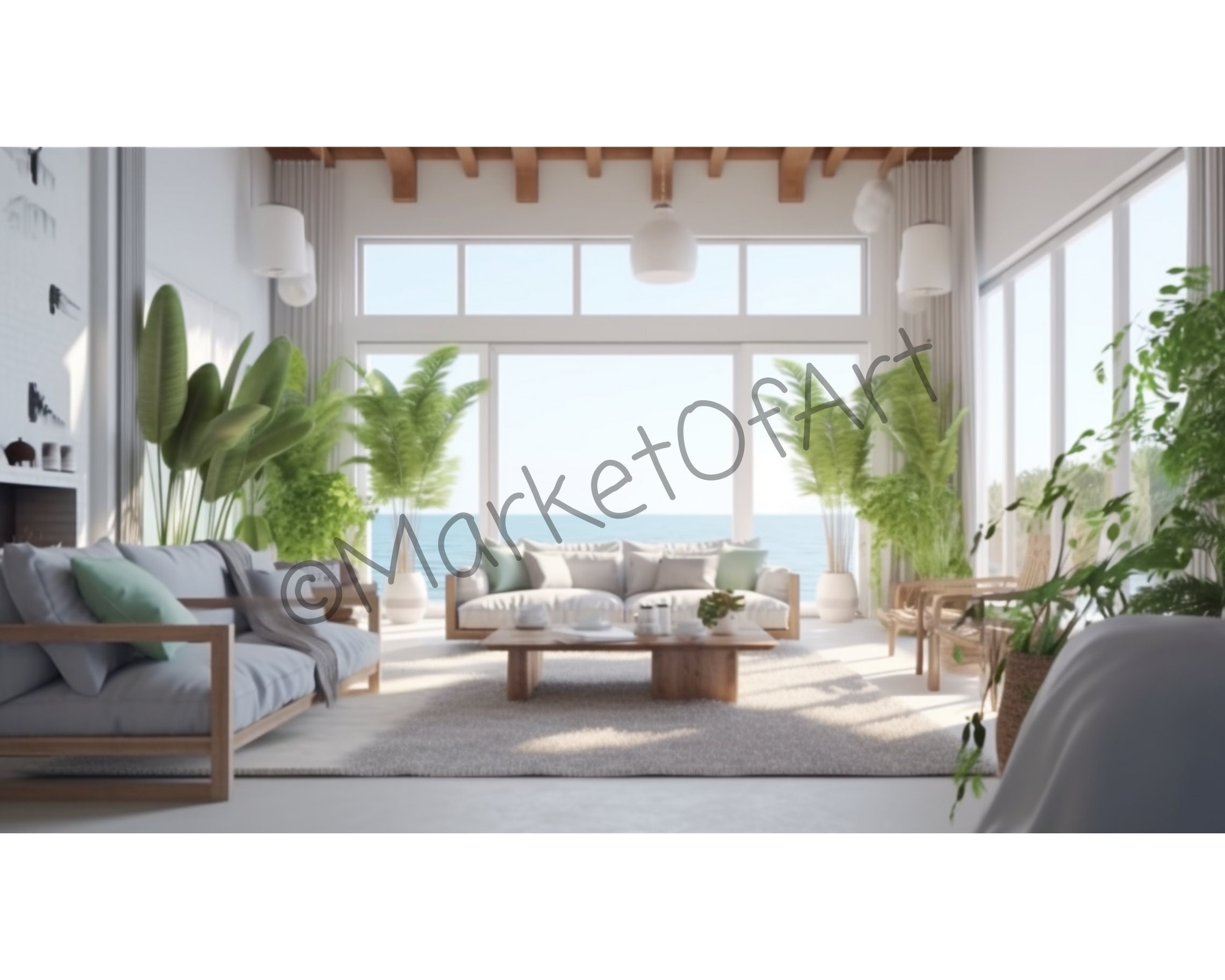 12 Stunning Sea View Zoom Backgrounds | Professional 16:9 Zoom ...