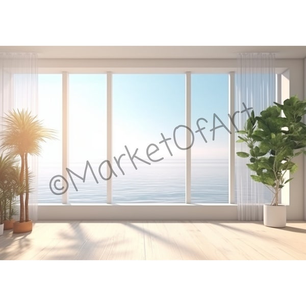 Zoom Background Ocean View - Etsy