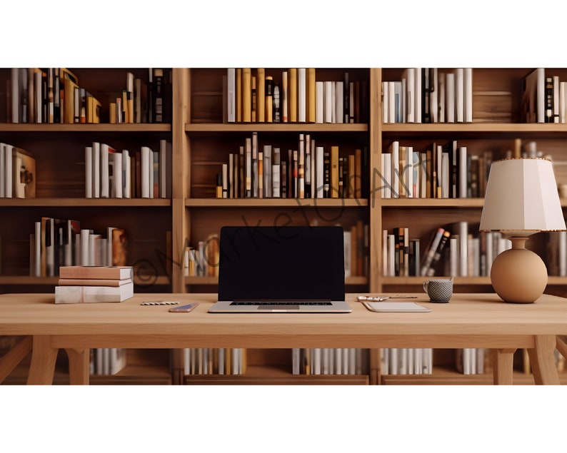 15 Bookcase Zoom Backgrounds | Professional 16:9 Zoom Backgrounds ...