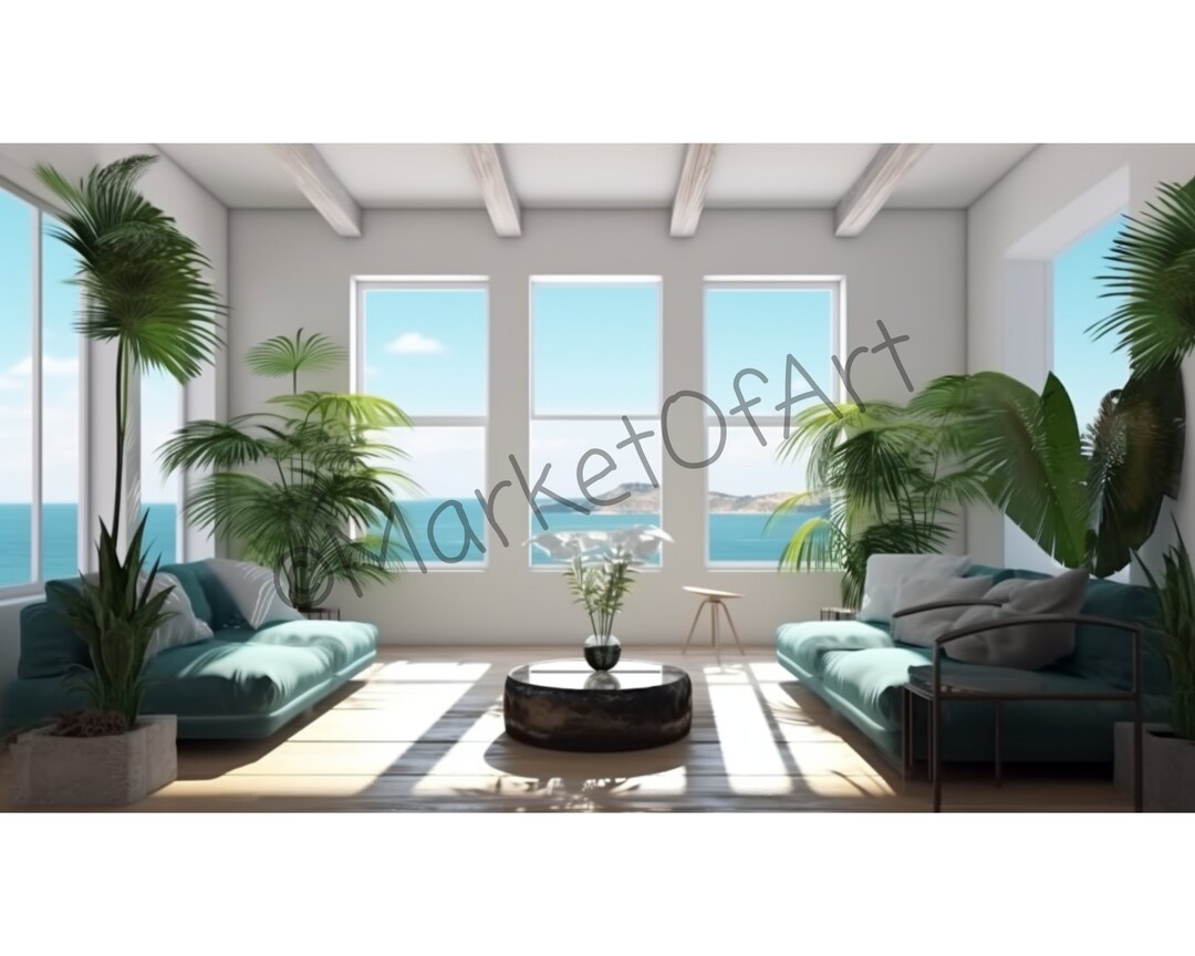 12 Stunning Sea View Zoom Backgrounds | Professional 16:9 Zoom ...