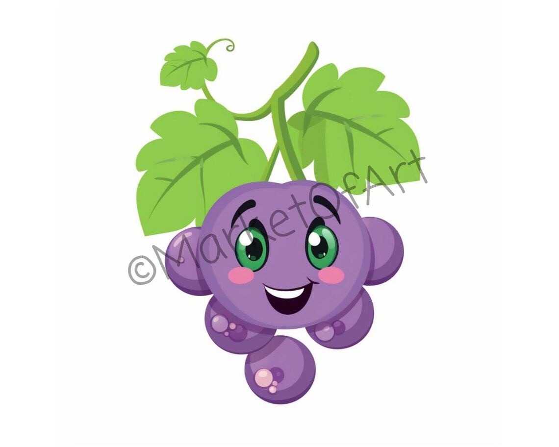 10 Super Cute Fruit Clipart Images | High Quality Pngs | Printable ...