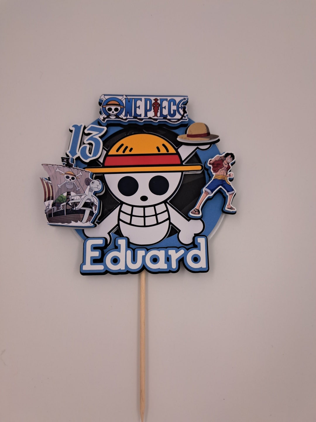 One Piece 3D Caketopper - Etsy