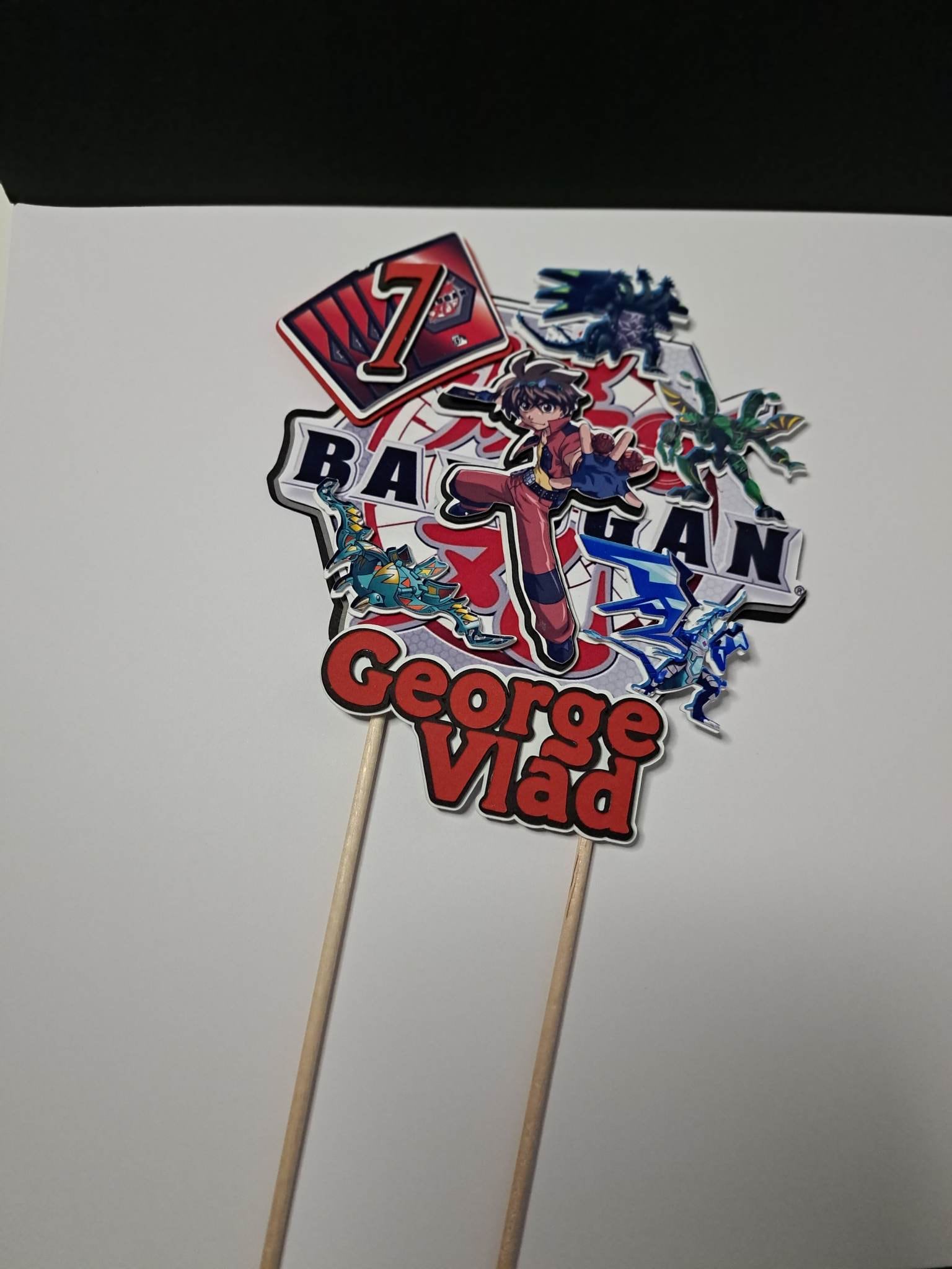 Bakugan Cake Topper 3D - Etsy