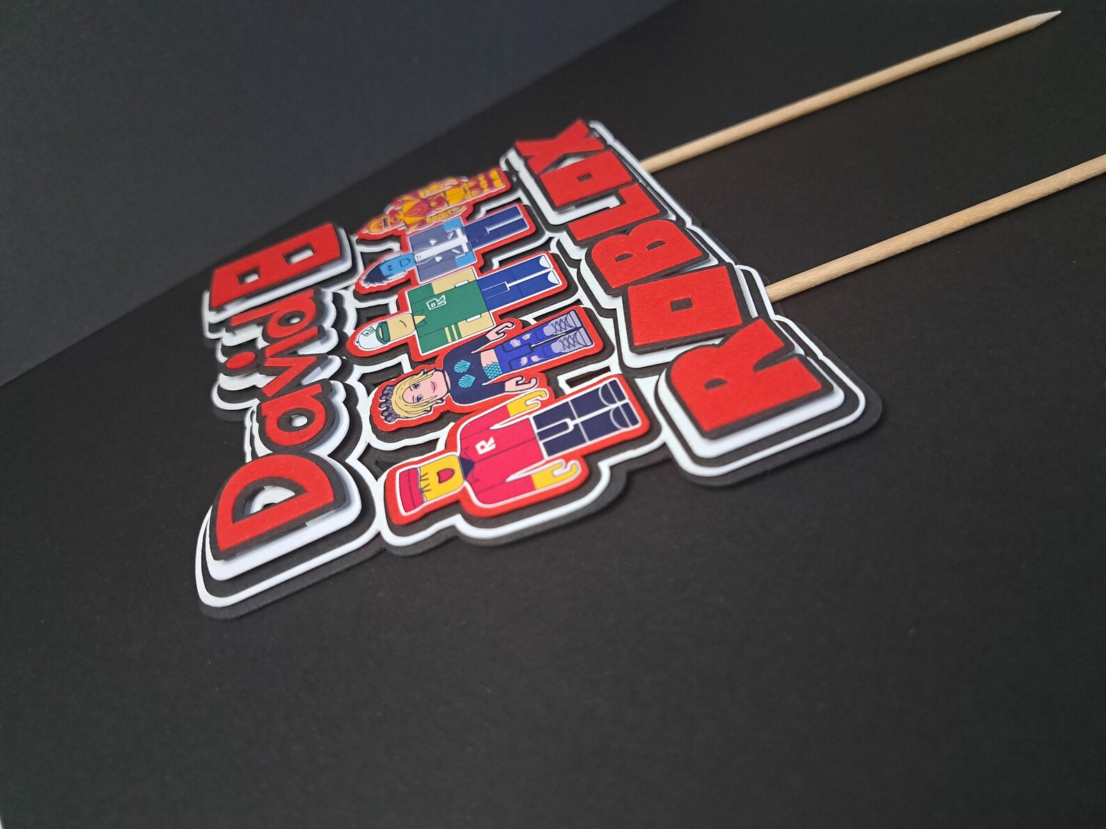 Roblox 3d Cake Topper Birthday Cake Birthday Topper - Etsy