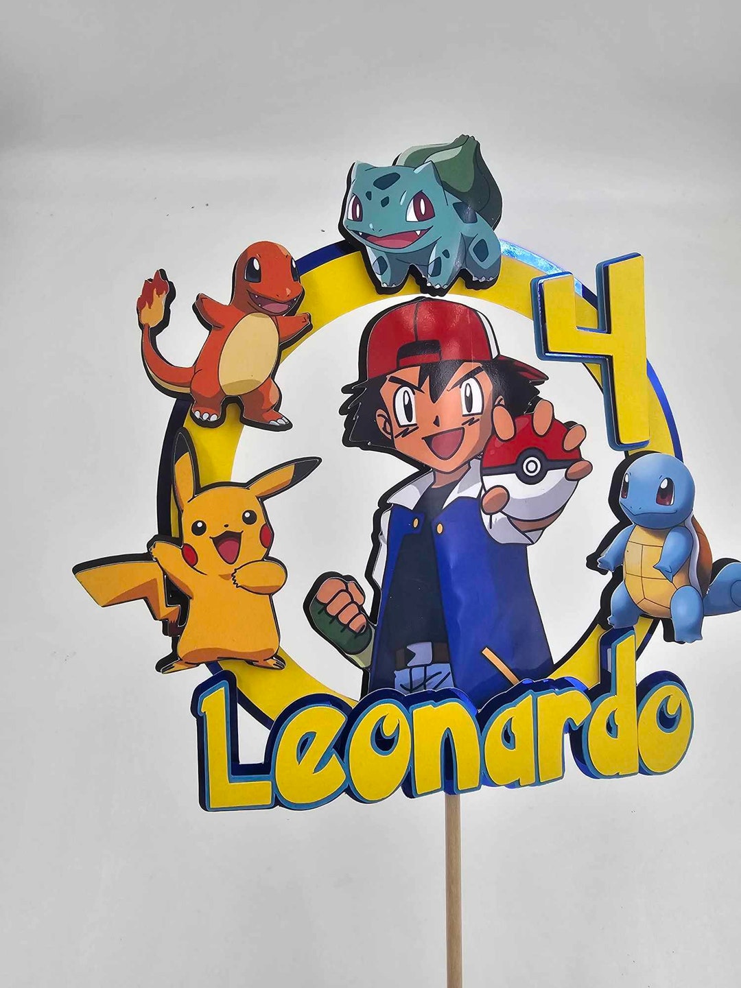 Pokemon 3D Caketopper Tortendeko - Etsy