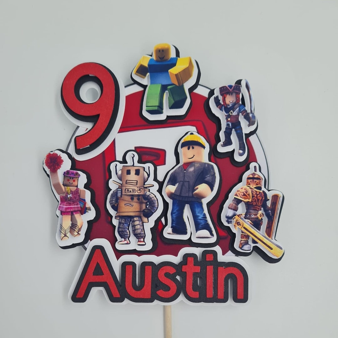 Roblox 3D Caketopper - Etsy