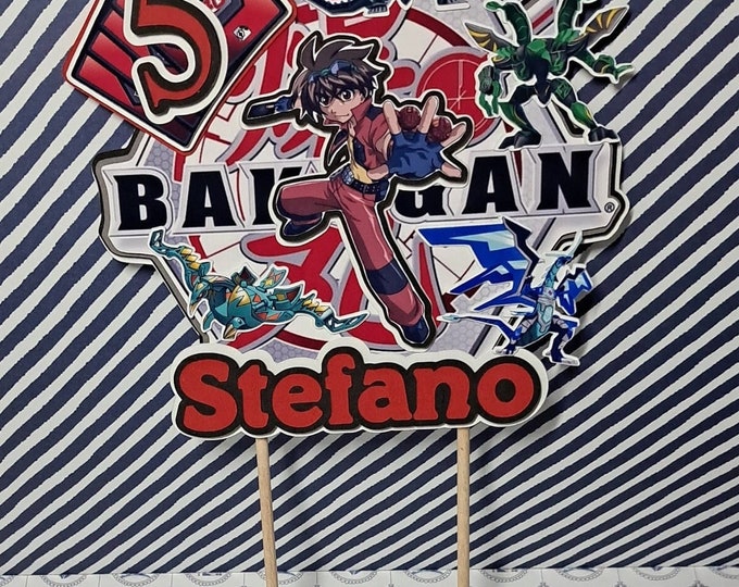 Bakugan Cake Topper 3D - Etsy