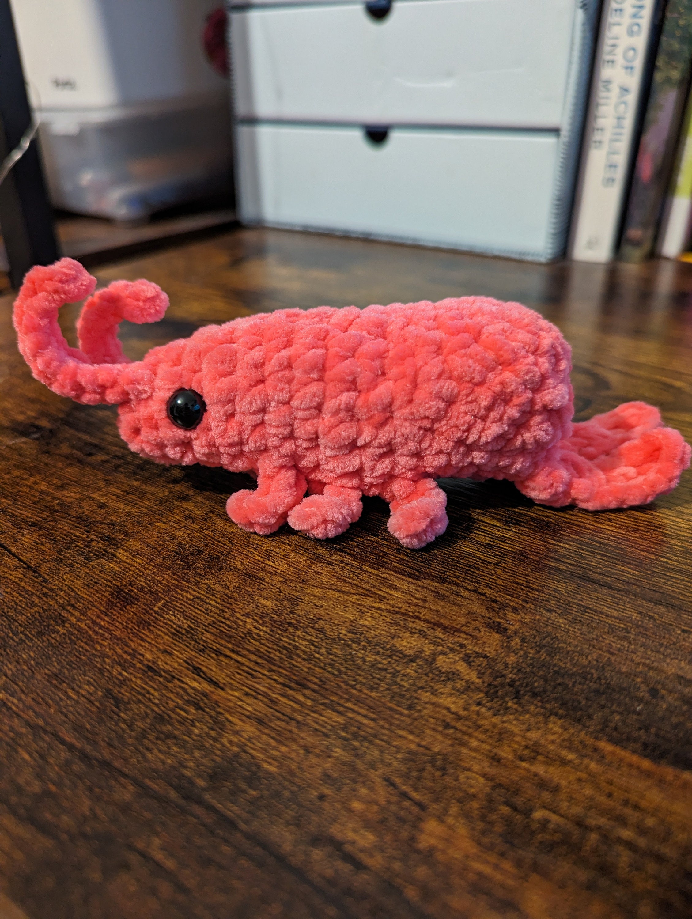 Crochet Shrimp Plushie Amigurumi Prawn Plushie - Etsy UK