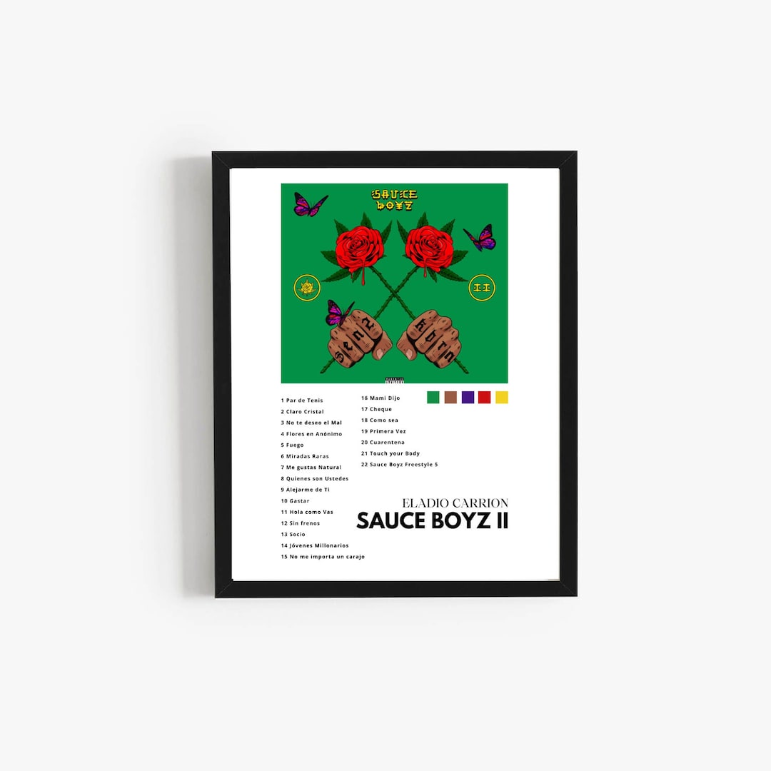 Poster Eladio Carrion Sauce Boyz II - Etsy