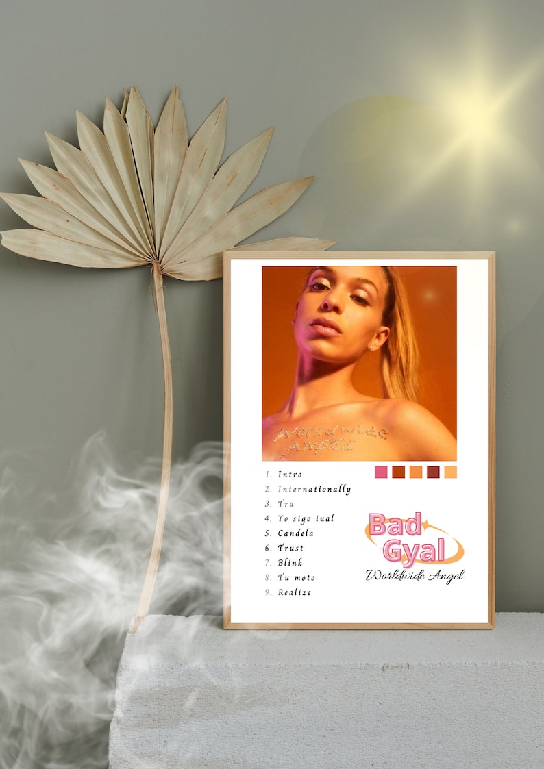 Poster Bad Gyal Worldwide Angel - Etsy
