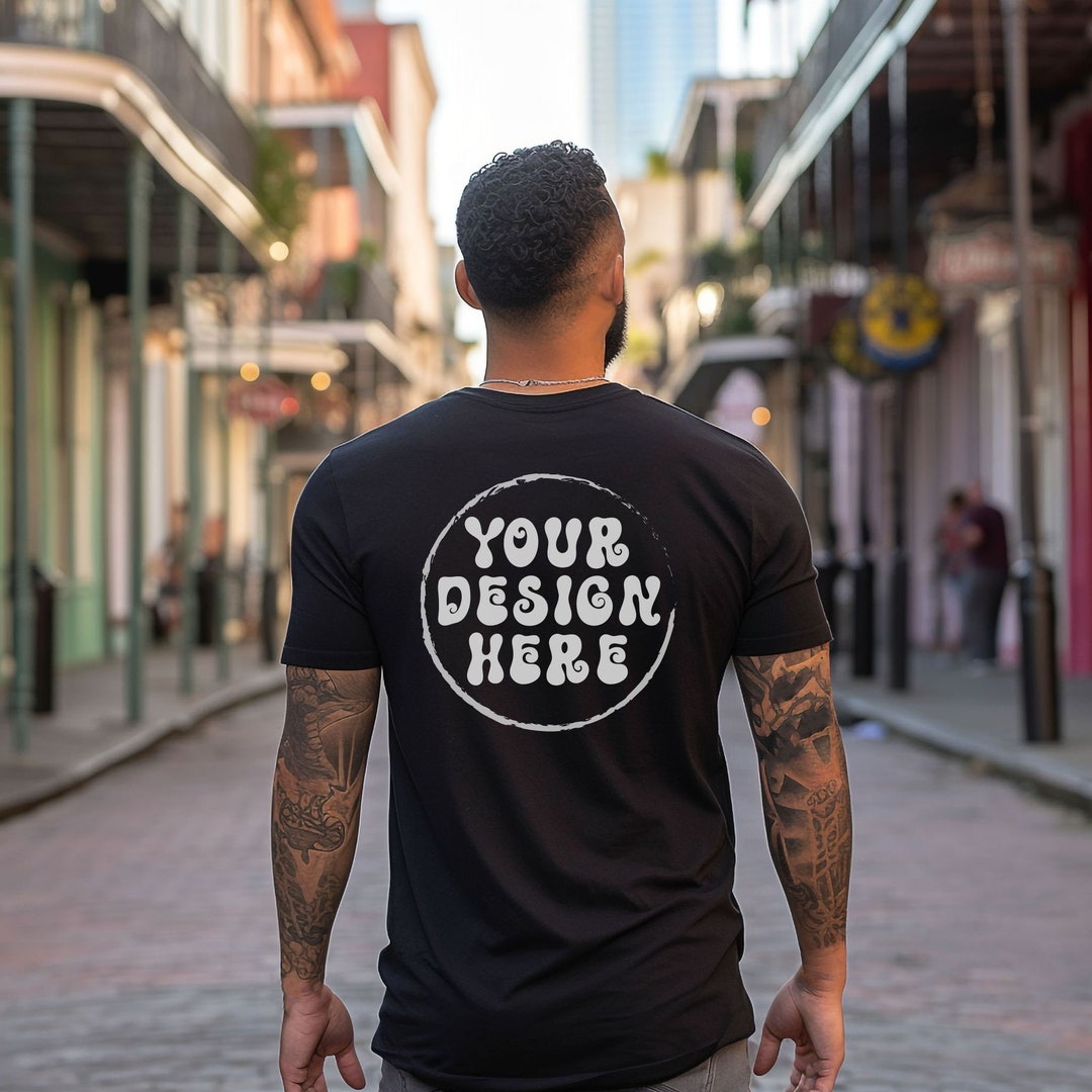 Bella Canvas 3001 Back Of Shirt African American Mens Mockup Etsy bella-canvas-3001-back-of-shirt-african-american-mens-mockup-etsy