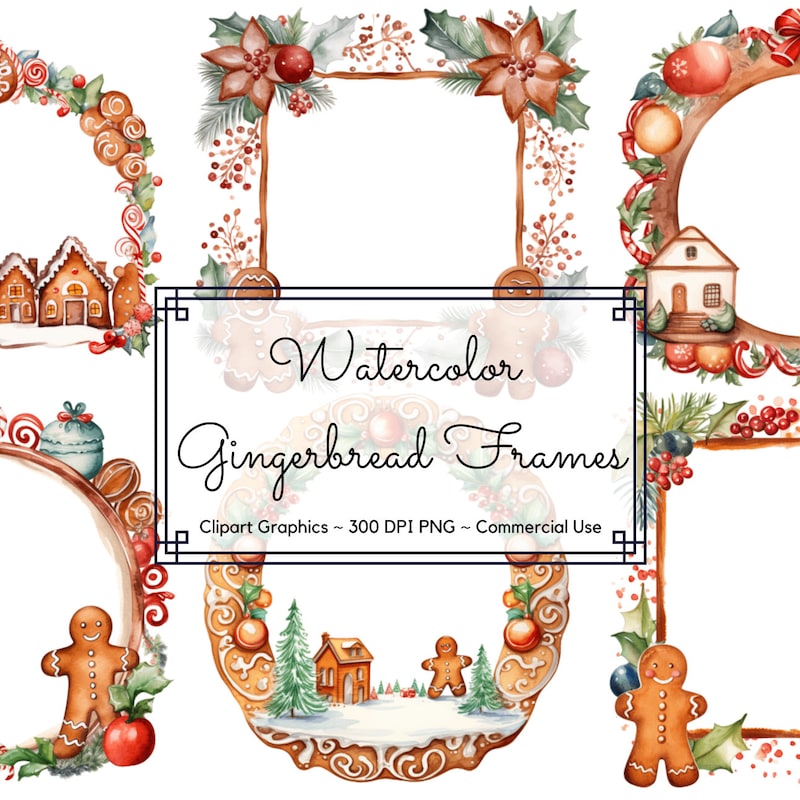 Gingerbread Border - Etsy