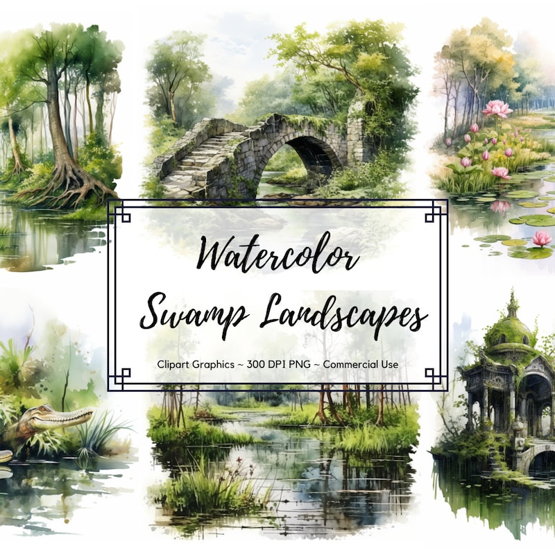 Swamp Scene - Etsy