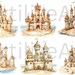 Watercolor Sandcastles Clipart - Sandcastle Watercolor PNG Format ...