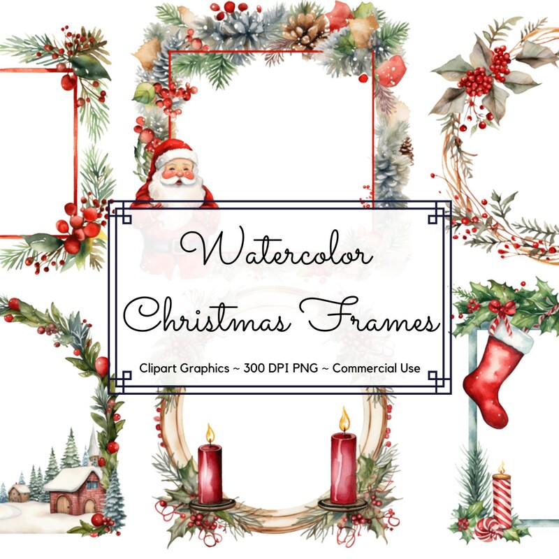 Christmas Frames - Etsy