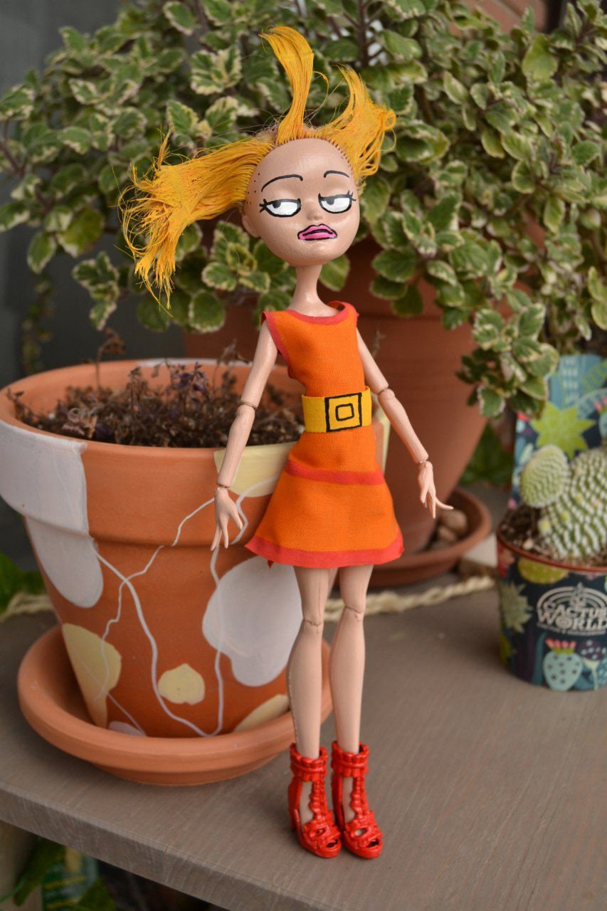 Cynthia From the Rugrats. Hand Painted Barbie Doll - Etsy UK